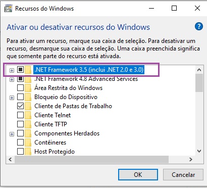I83-Como verificar se o net framework 3.5 está instalado e ativado no Windows - Base de ...