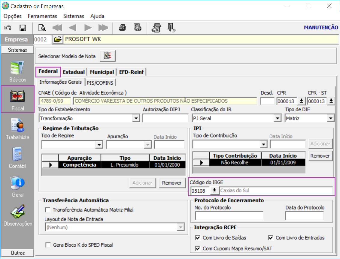 F282 - Demais Assuntos - Escrituração de nota de serviço modelo PJ/PJ ...