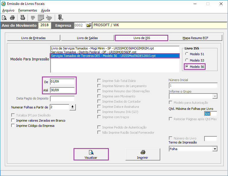 F340 - Livros Fiscais - Qual a consistência realizada para ...