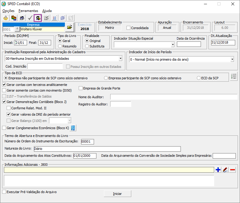 C345-Como corrigir quando o registro 0035 foi preenchido mais não foi ...