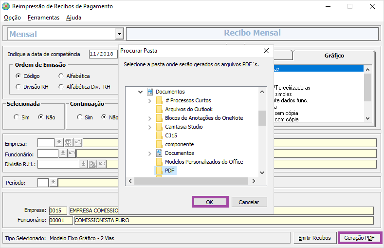 FP628-Reimpressão de recibo em PDF - Base de Conhecimento - Social