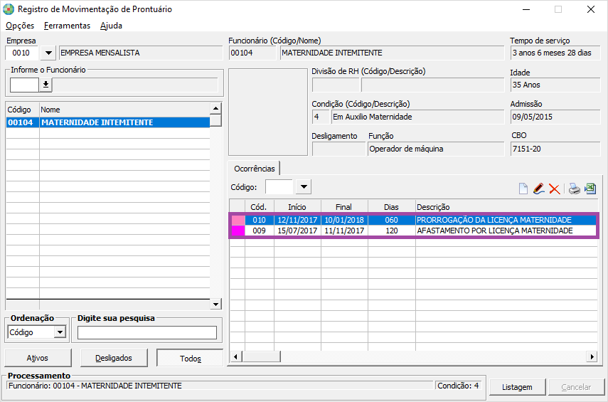 FP514 - SEFIP - Como corrigir a inconsistência 320639 - A movimentação ...