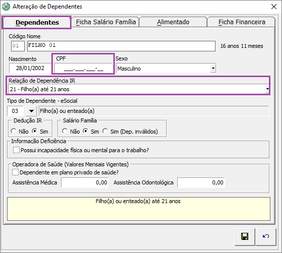 FP897 - DIRF - Erro no registro DTPSE ao validar arquivo - Base de ...