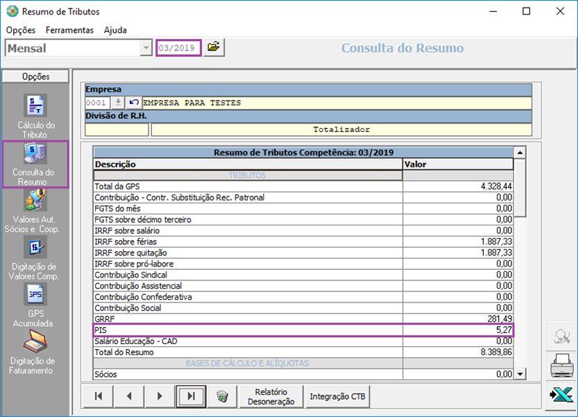 FP1112-DARF de PIS acumulada - Base de Conhecimento - Social