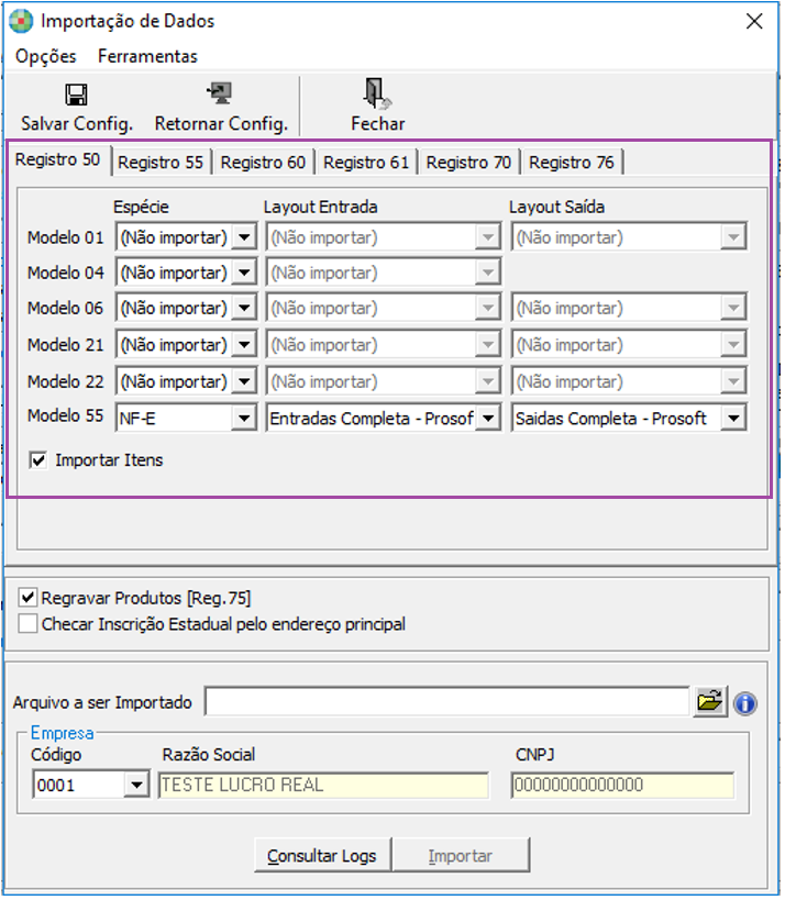 F643-Importação do arquivo Sintegra pelo Fiscal - Base de Conhecimento ...