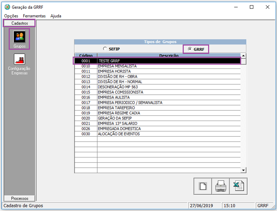 FP1261 - GRRF - Como criar grupo - Base de Conhecimento - Social