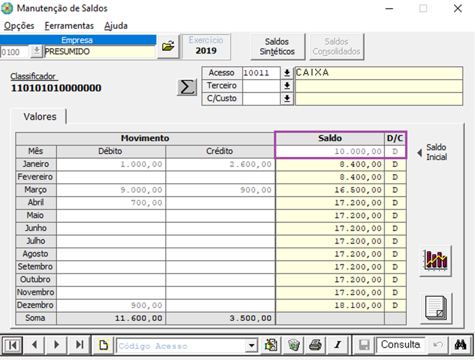 C770-Como zerar o saldo inicial das contas na manutenção de saldos ...