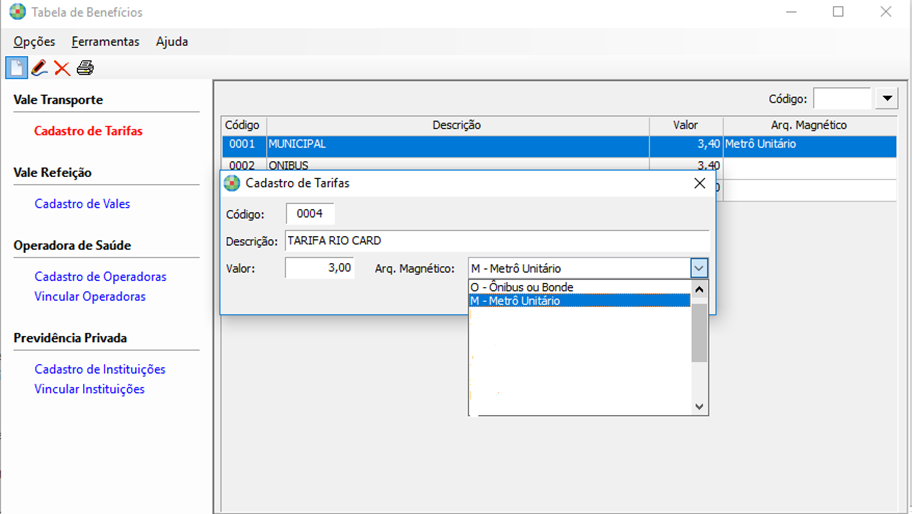 FP1710-Riocard - Parametrização e Geração - Base de Conhecimento - Social