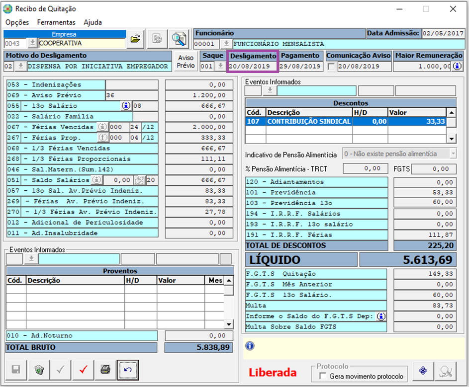 FP1861 - CAGED - Relatório de movimentações individual e mensal - Base ...