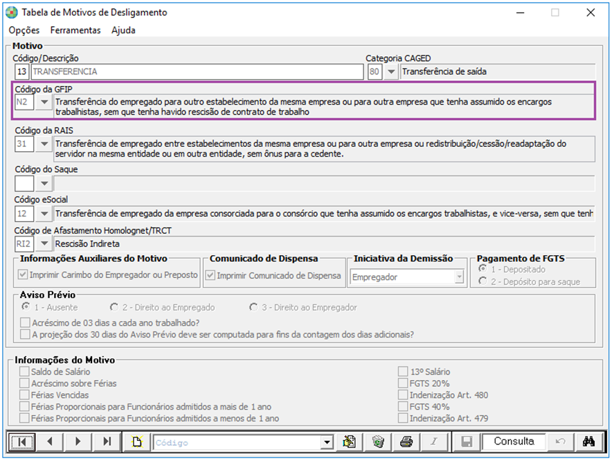 FP1881 - SEFIP - Como é demonstrado a movimentação dos funcionários na ...