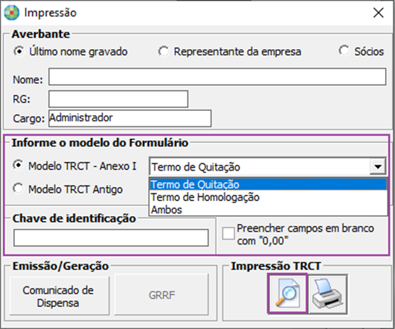 FP1970 - Quitação - Como selecionar os modelos de TRCT para ...