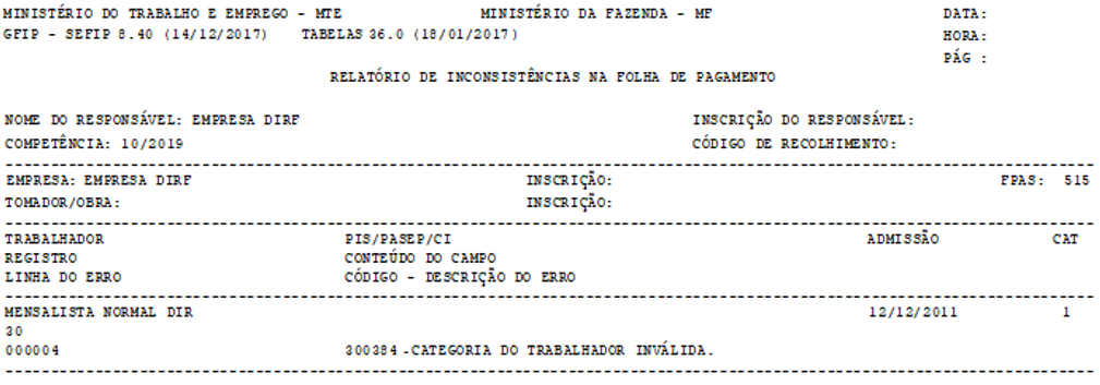 FP2096 - SEFIP - Como corrigir a inconsistência 300384 categoria do ... FP2096 - SEFIP - Como corrigir a inconsistência 300384 categoria do ...