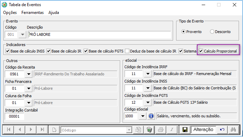 FP2206 - Controle de Sócios - Emitir Recibo Pró Labore Proporcional ...