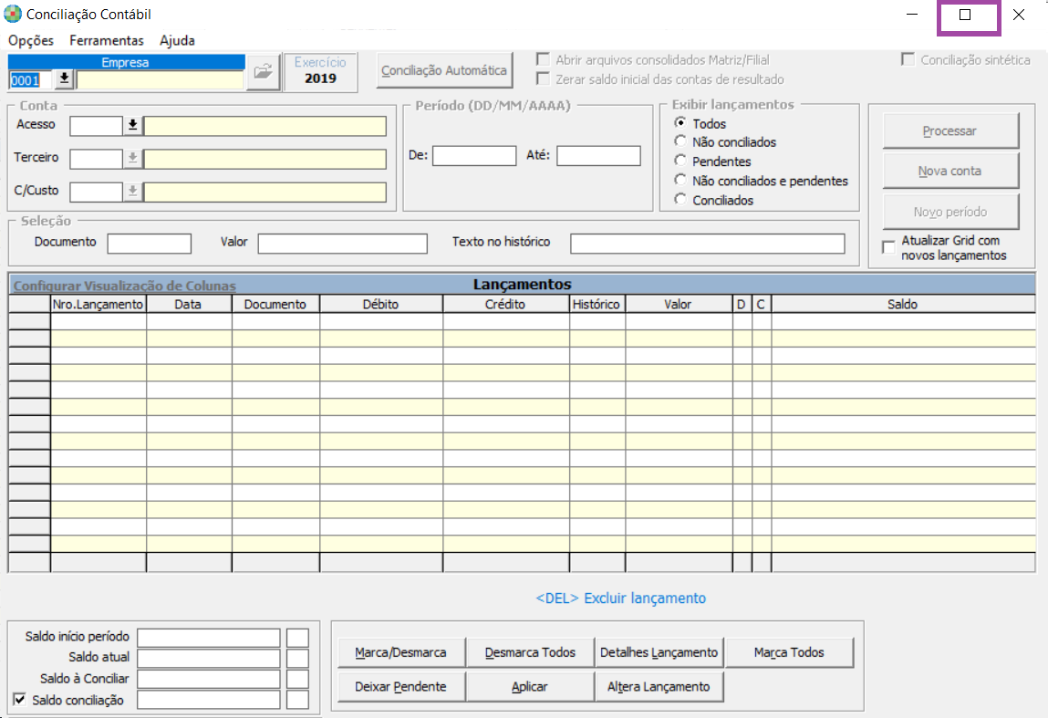 C1222- Conciliação Automática ClientesFornecedores - Base de ...