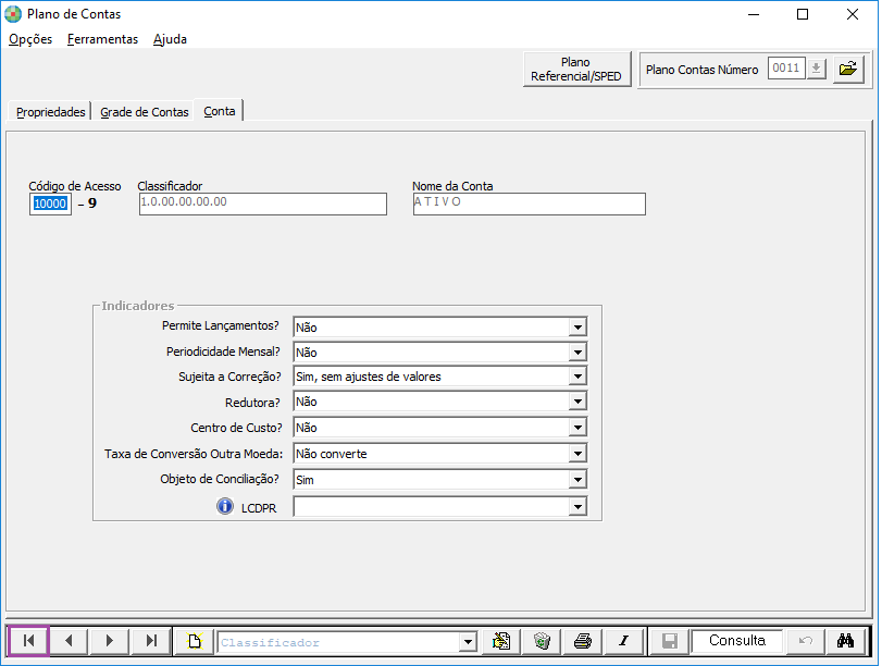 C1231- Plano SPED ECF – Não carrega as contas do Plano de Contas - Base ...