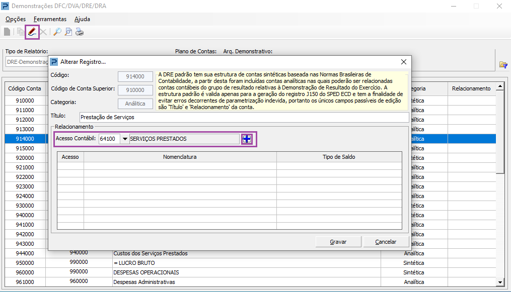C1370 - SPED ECD - Registro J150 Como configurar DRE: Demonstração de ...