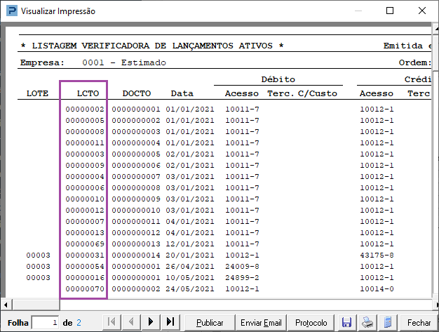 C1543-Diferença de valores nos relatórios contábeis, como corrigir ...